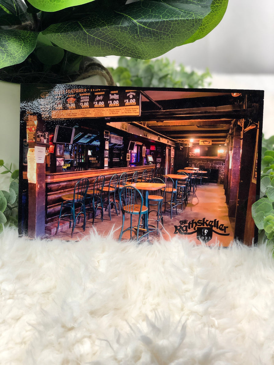 "RATHSKELLER" BAR SIGN – Christine's Hallmark Shop